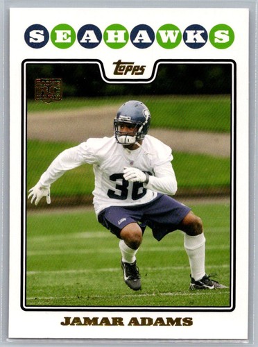 2008 Topps RC #440 Jamar Adams Seattle Seahawks Football Card | eBay