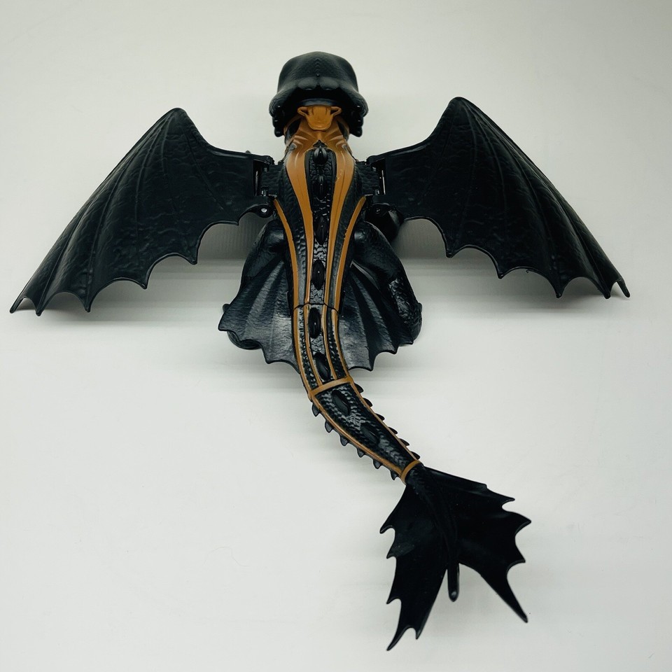 NIGHT FURY TOOTHLESS How to Train Your Dragon 9.5" Figure DWA ...
