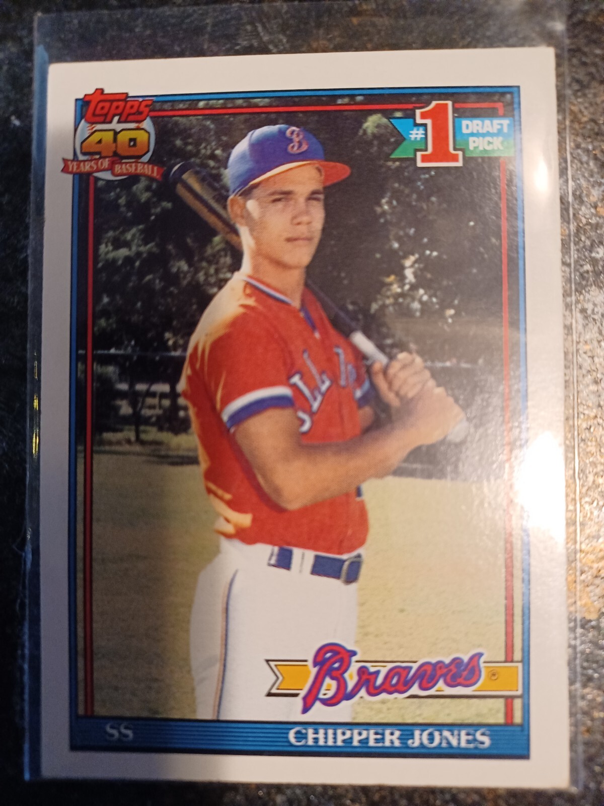 1991 Topps - #333 Chipper Jones (RC) error Card Baseball Sports Mem | eBay