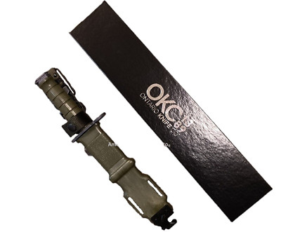 Vintage Knife Bayonet M9 OKC Ontario Knife Company & Scabbard Genuine ...