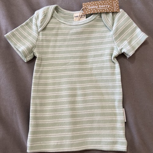 BNWT Baby Boys Or Girls Short Sleeve Organic Top Size 00000 | eBay