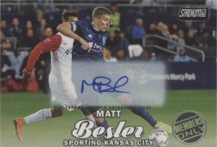 2017 Topps Stadium Club MLS - Matt Besler #58 Members only Autographs ...