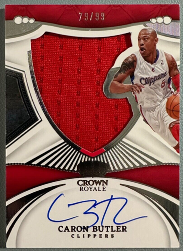 2022-23 Crown Royale Silhouettes Game-Worn Jersey Autograph CARON ...