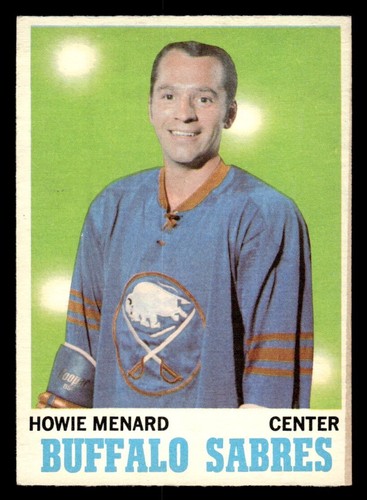 1970 OPC O-Pee-Chee Hockey #124 Howie Menard VG/EX | eBay