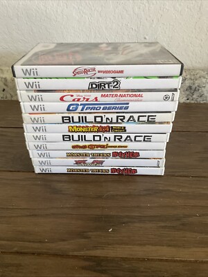 Nintendo Wii Game Lot Of 11 Off Road Extreme Monster Racing Cars Atv GT ...