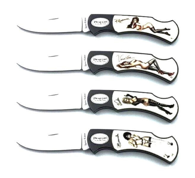 Pin Up Girl On Knife