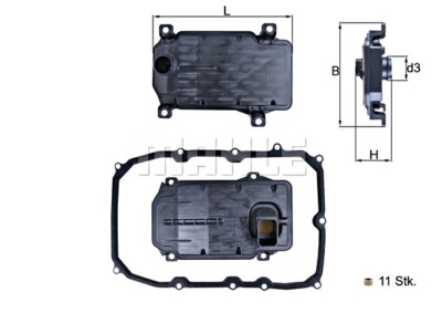 MAHLE Automatic Trans Hydraulic Filter For VW PORSCHE AUDI Touareg Q7 ...