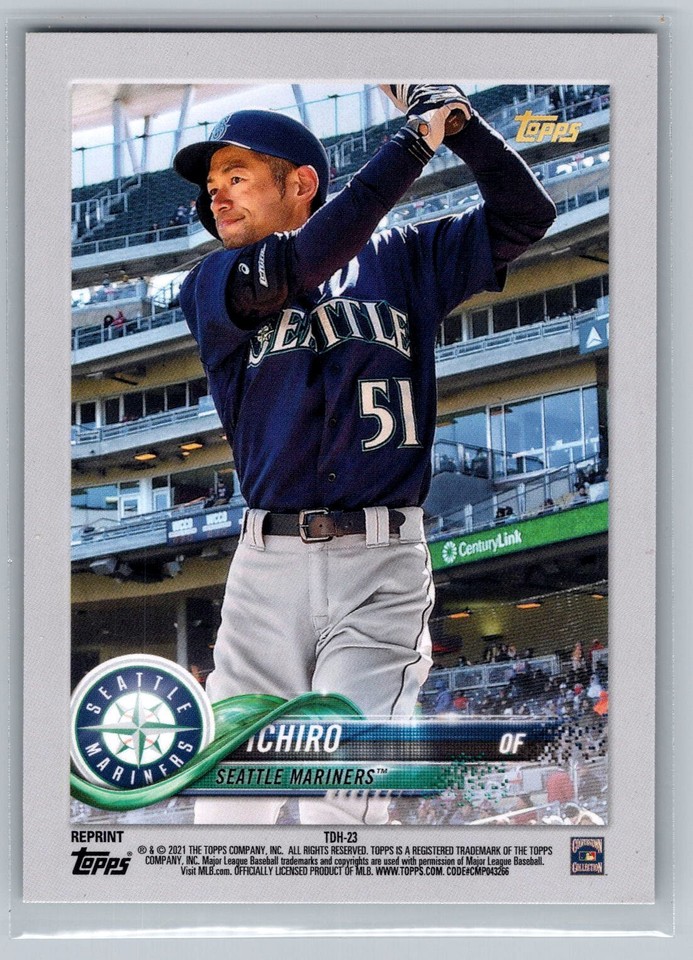2021 Topps #TDH-23 Ichiro Topps Double Headers NrMt-Mint | eBay