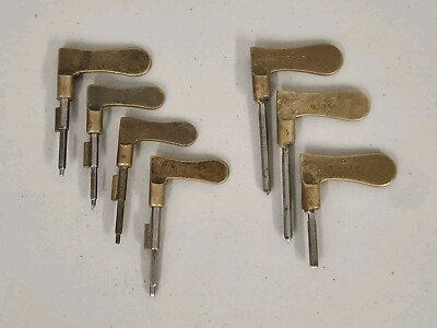 Antique Vault & Safe Lock Combination Change Keys Brass | eBay