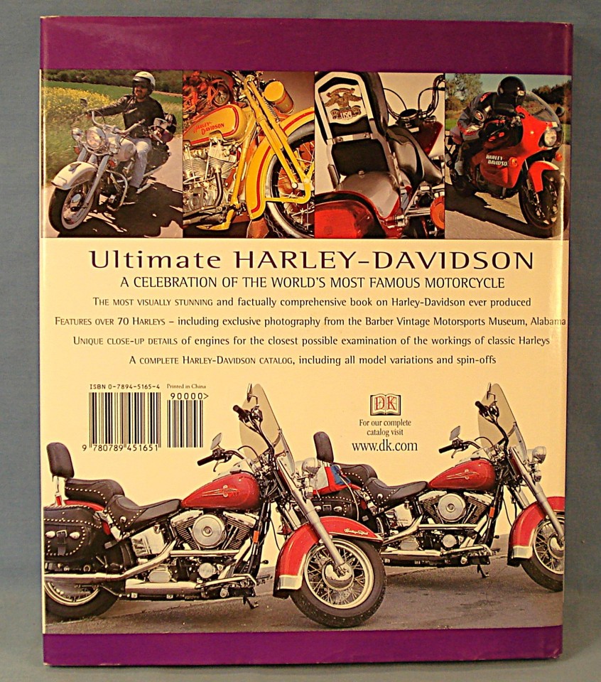 Ultimate Harley-Davidson. by Hugo Wilson. Has Big Color Photos of Great ...