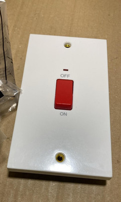 BG Electrical Large Cooker Control Switch Unit with LED Power Indicator ...