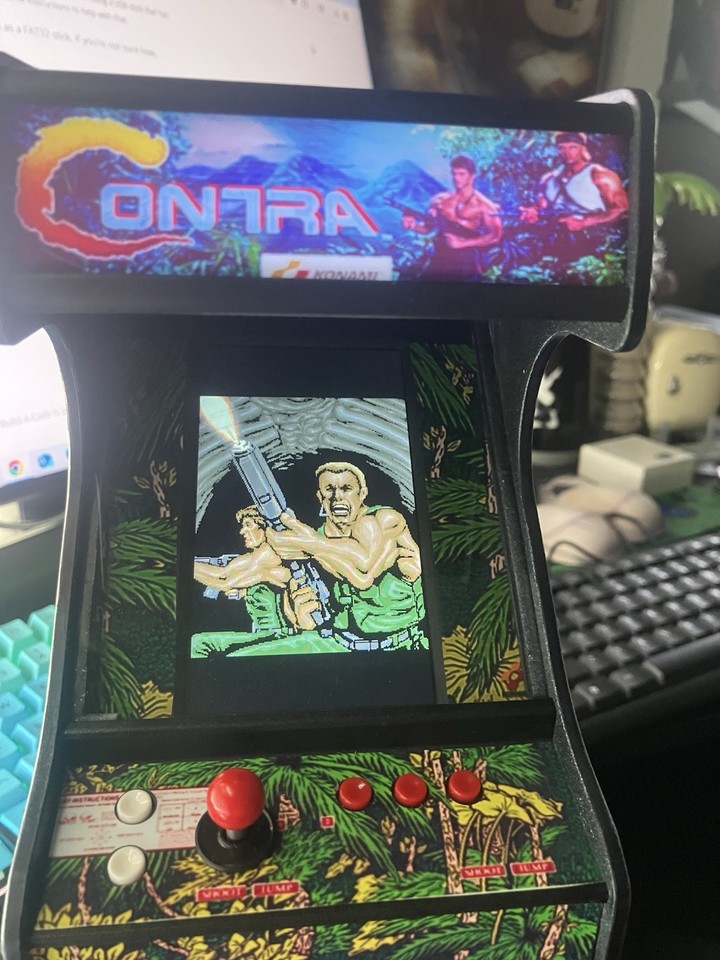 1:6 Contra Mini Arcade Super Contra Custom Built New Wave Toys Size ...