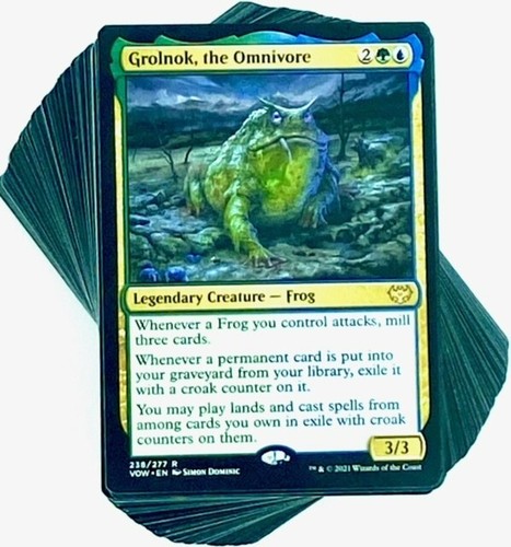***Custom Commander Deck*** Grolnok, the Omnivore - Frogs - EDH MTG ...