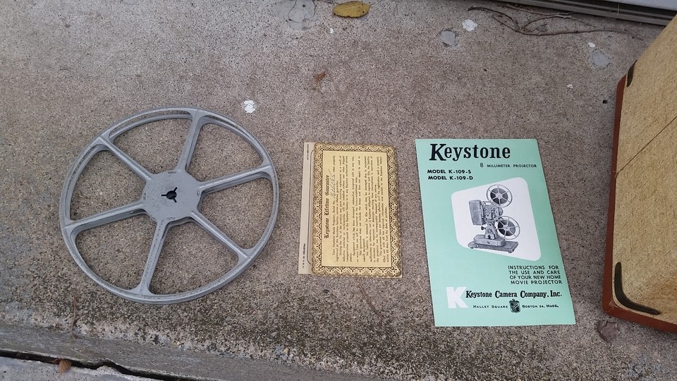 Vintage Movie Projector Keystone Regal K-109-S 8mm Made in USA | eBay