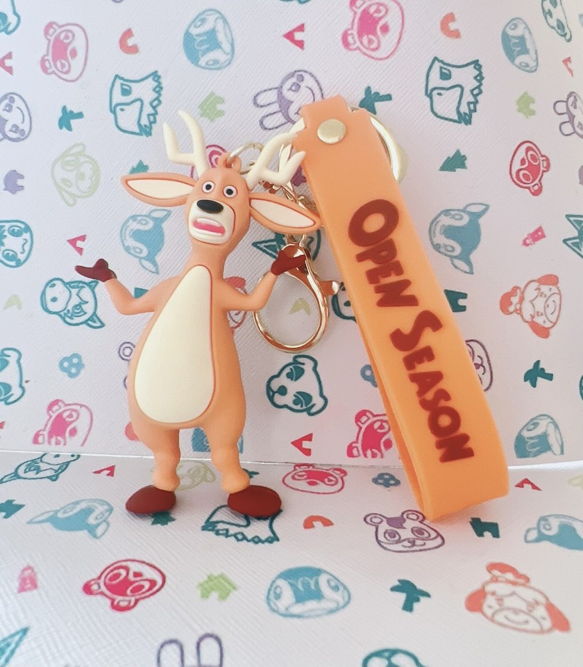 Elliot Open Season Deer Pixar Animation Keychain Keyring Pendant Bag ...