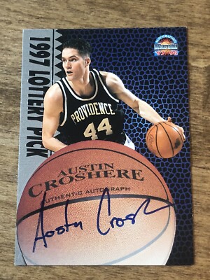 1997 Score Board Basketball Signatures Austin Croshere Rookie Auto RC ...