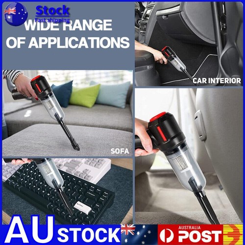Car Hoover 35000RPM Wireless Vacuum Cleaner 1.5Kpa USB Charging Auto ...