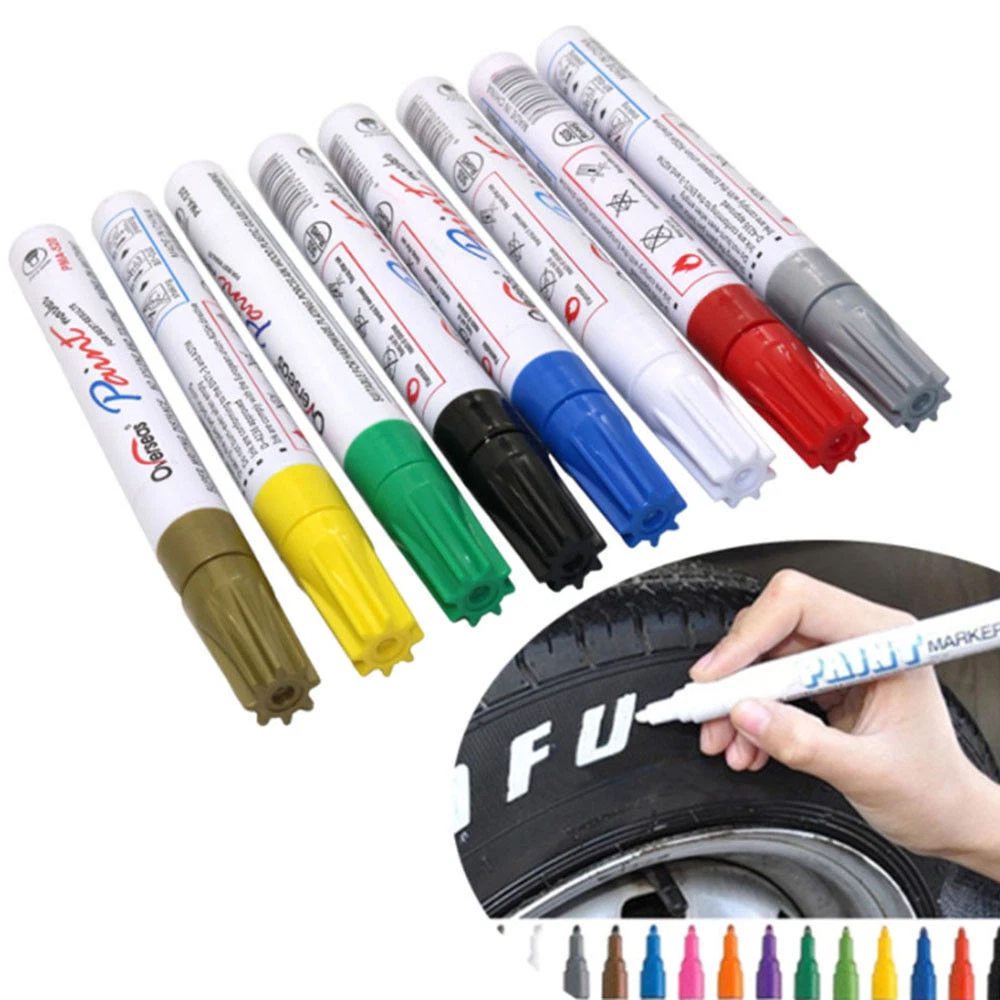 Waterproof Car Tyre Tire Tread Tire Paint Pen Marker DIY, 46% OFF