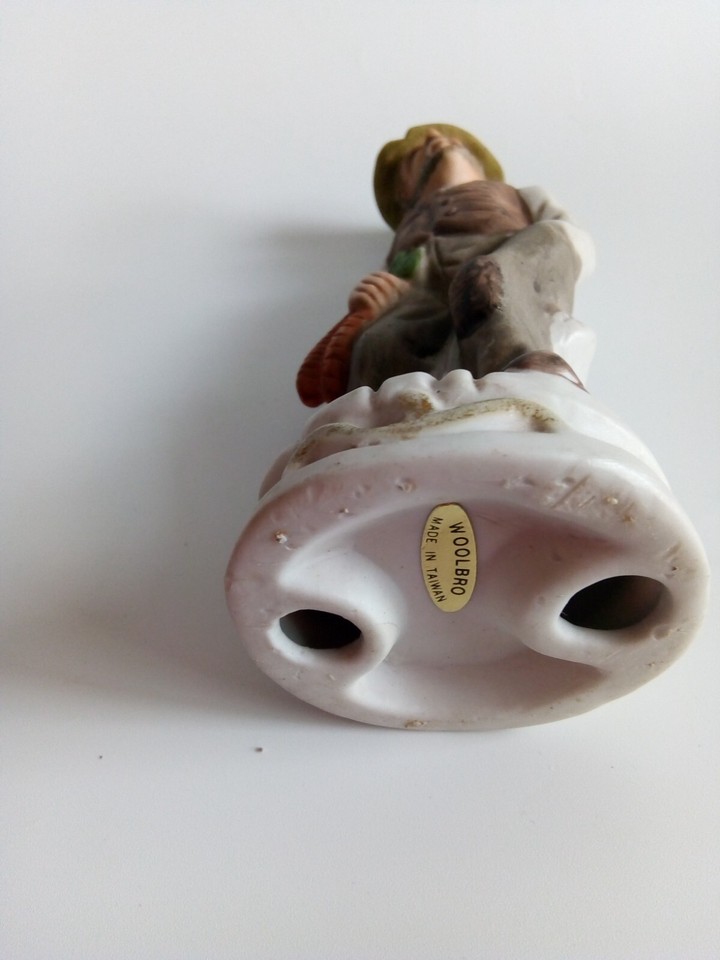 Vintage Woolbro Bone China Figurine Height-6.5inch Men With Carrots ...