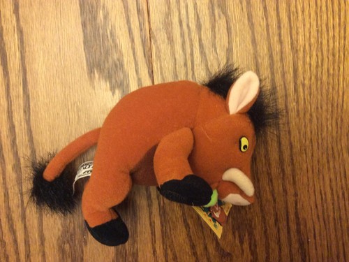 Disney Pumbaa The Lion King Beanbag Stuffed Plush Toy 7" Pumpa | eBay