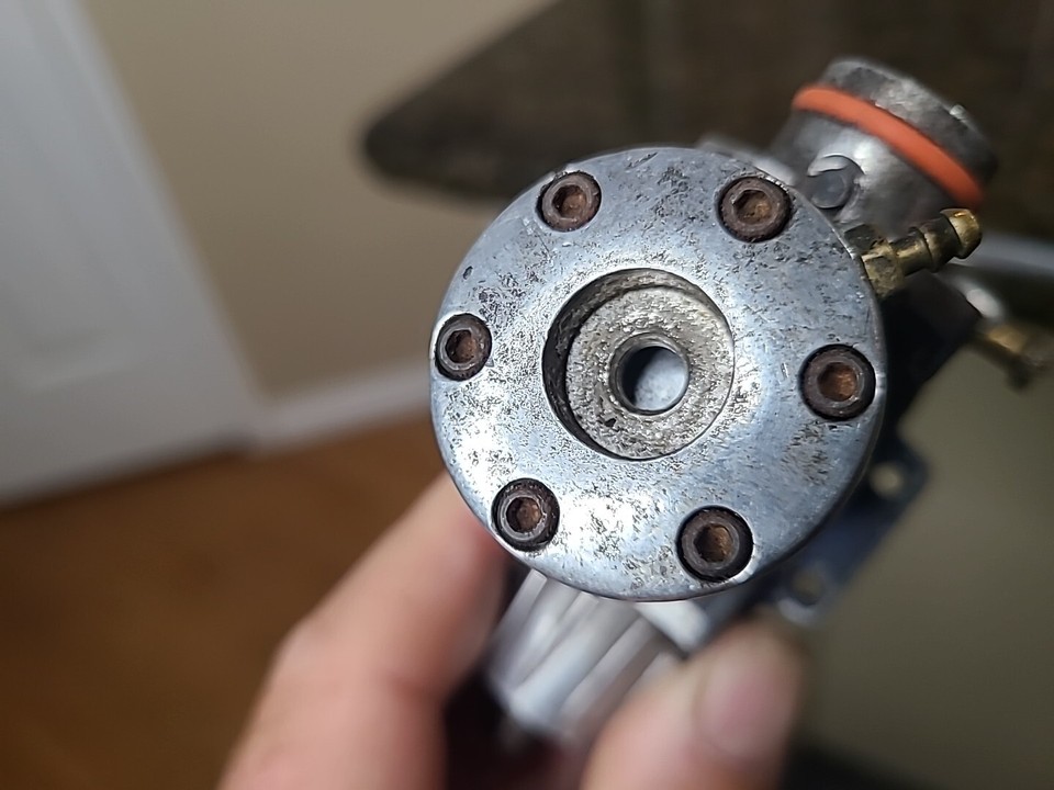 KB Inboard 7.5 VINTAGE RC Boat Gas Engine Motor For Parts Or Repair ...