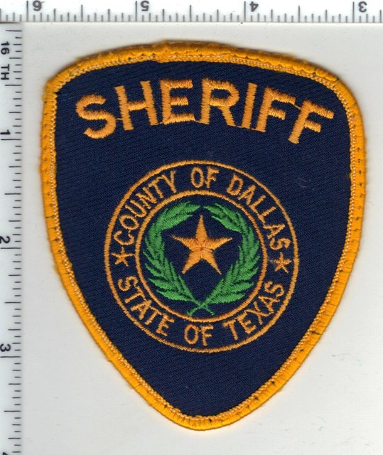 Dallas County Sheriff (Texas) 2nd Issue Uniform Take-Off Shoulder Patch ...