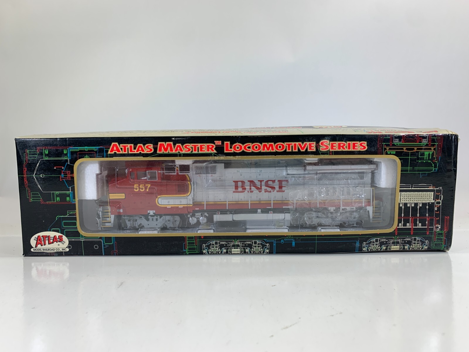 Atlas Master 9055 BNSF Dash-8-40BW Loco #557 (DCC), HO scale | eBay