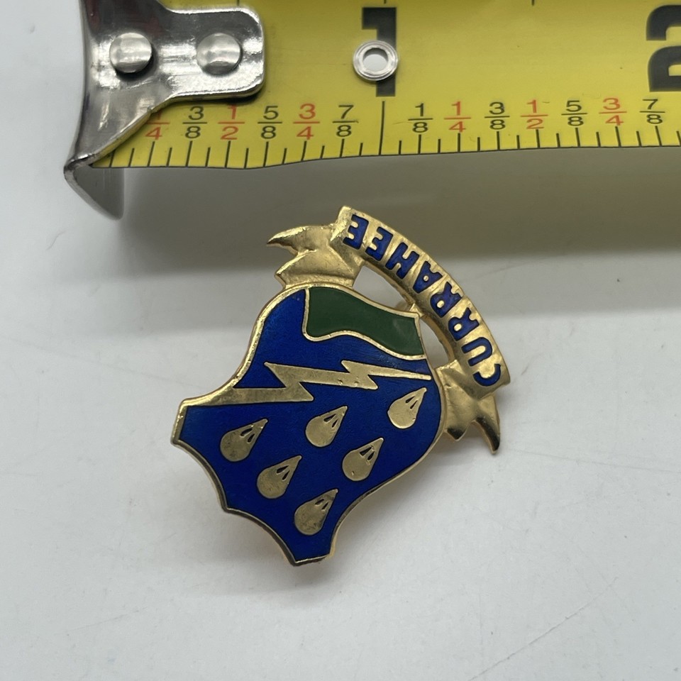 U.S. Military 506th Infantry Regiment Crest DI DUI Pin Clutch CURRAHEE ...