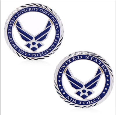 US Air Force Core Values Challenge Coin USAF Collectible Coin Airman ...