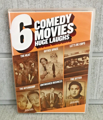 6 COMEDY MOVIES DVD Set Huge Laughs ~ The Heat/Office Space/Unfinished ...