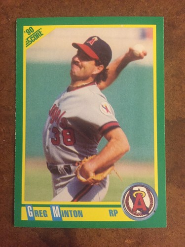 Greg Minton 48 Score 1990 MLB Baseball Trading Card | eBay