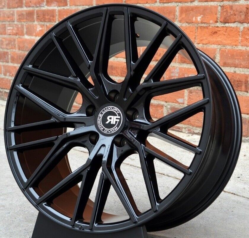 22" RF13 Roadforce Gloss Black wheels for BMW F01 740 750 F11 F12 640I ...
