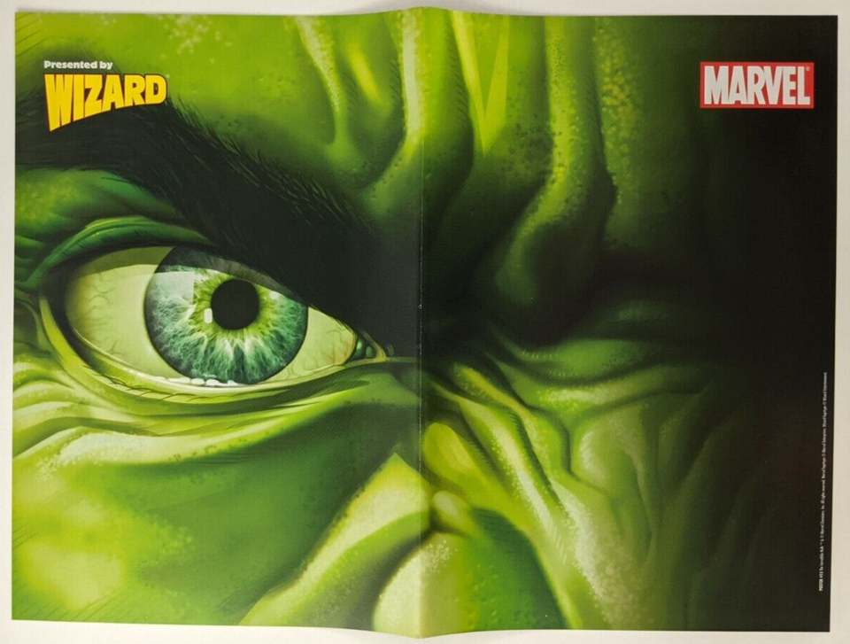 Battle of the Planets #1 Hulk Wizard #135 Cover Art Comic Poster Pin-Up ...