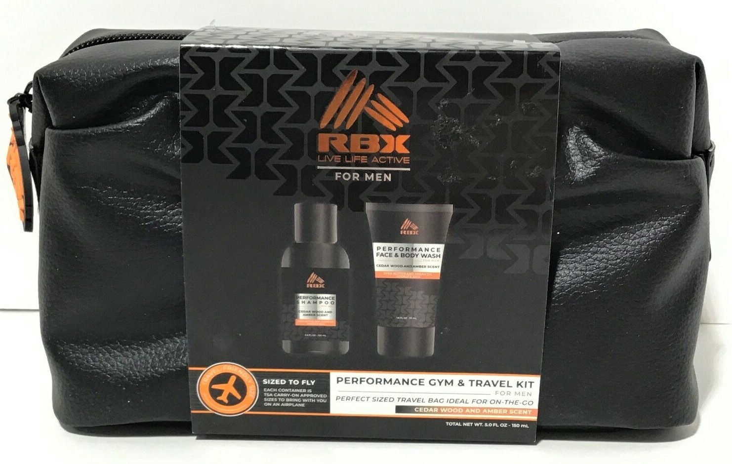 RBX ACTIVE TRAVEL & GYM BAG Kit FOR MEN Contains 1 Shampoo & 1 Body ...