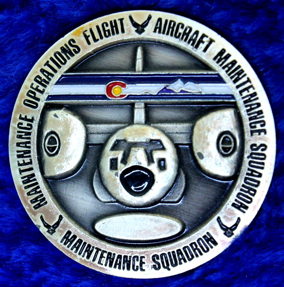 USAF 302D Maintenance Group Operations Flight C-130 Challenge Coin C-16 ...