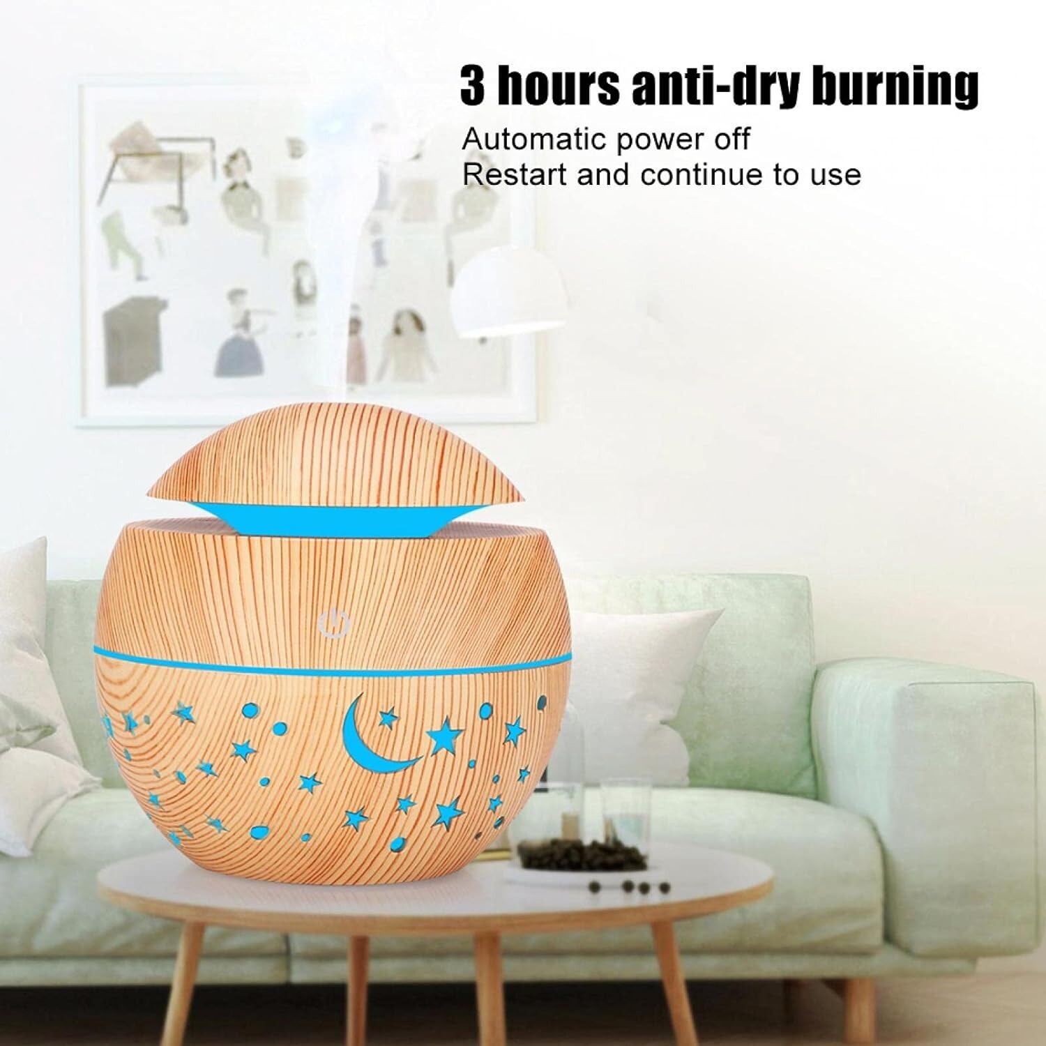 Aroma Diffuser, Air Atomizer, Air Humidifier, Portable Hollow Mist ...