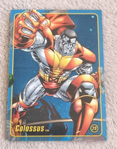 COLOSSUS Marvel Figure Factory Series 1 TRADING CARD NUMBER #29 X-MEN ...