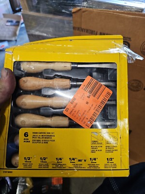 Stanley 6 Piece Wood Carving Tool Set | eBay