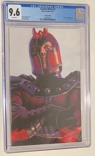 Marvel Scarlet Witch #4 Alex Ross Magneto Virgin Graded 9.6 CGC Comic ...
