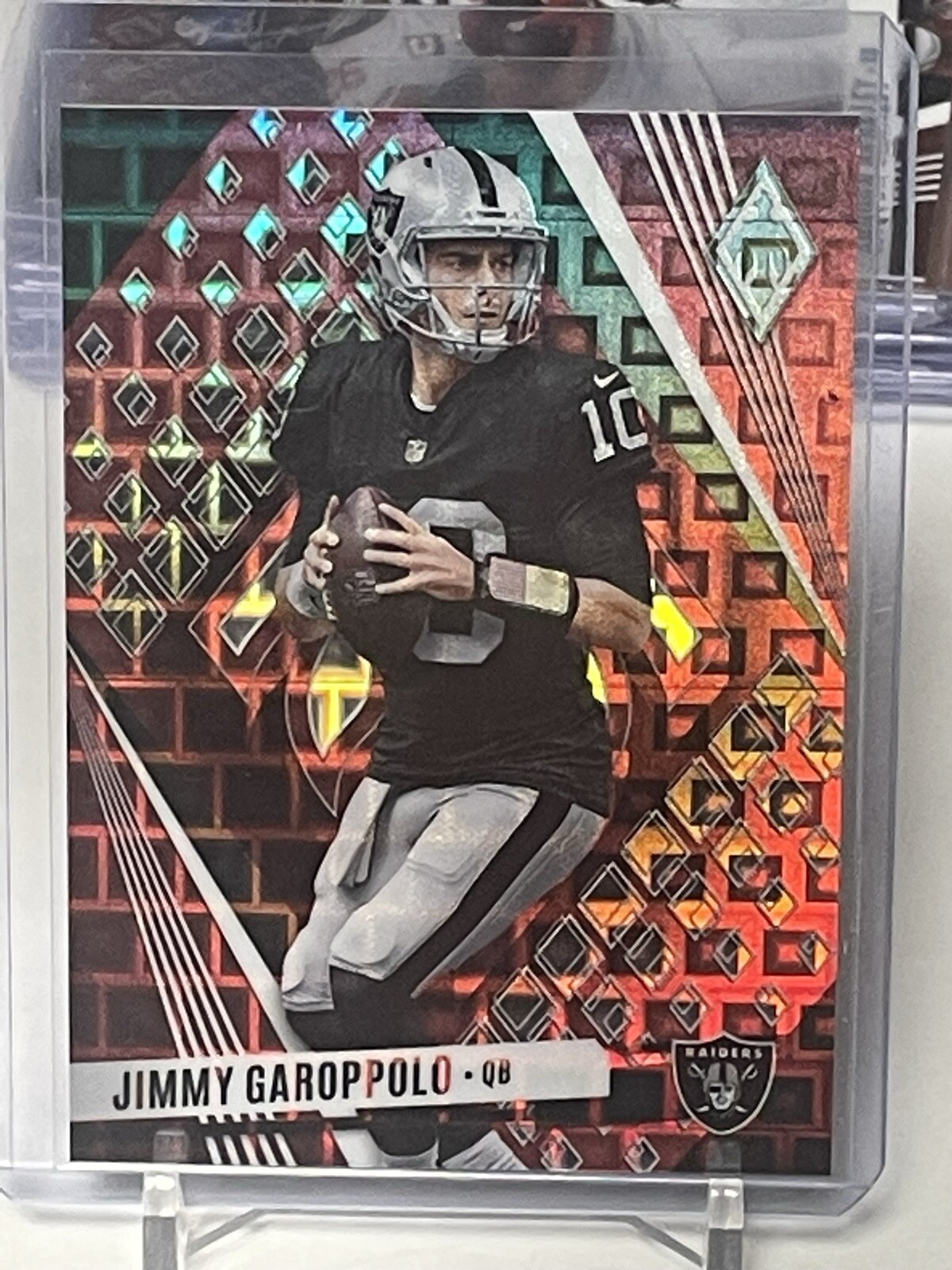 2023 Phoenix Jimmy Garoppolo Black Pandora # 10/10 Las Vegas Raiders ...
