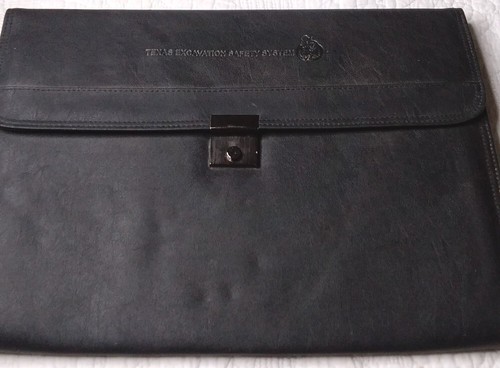 Texas Excavation Safety System Black File Document Holder Folder Pen ...
