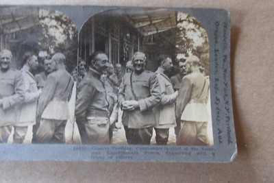 6 Keystone General Pershing American Expedition Forces Army officers ...