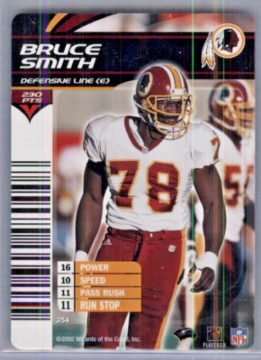 2003 NFL Showdown Bruce Smith #354 WASHINGTON REDSKINS | eBay