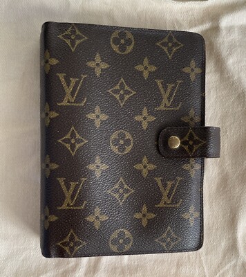 Louis Vuitton Vintage Small Ring Binder Organizer Agenda Planner Adress ...