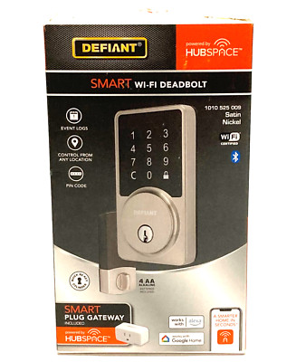 Defiant Smart Wifi Deadbolt Electronic Backlit Keypad Door Lock ...
