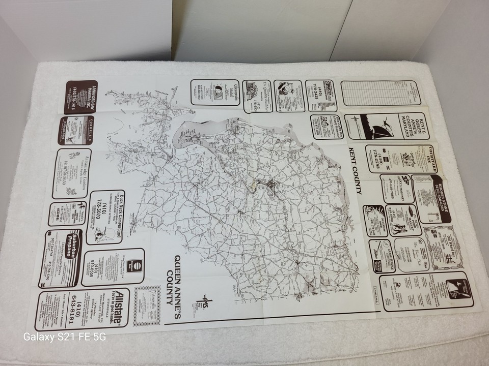 Lot 6 Vintage Road Maps1970s-1990s Maryland & Florida AAA Highway ...