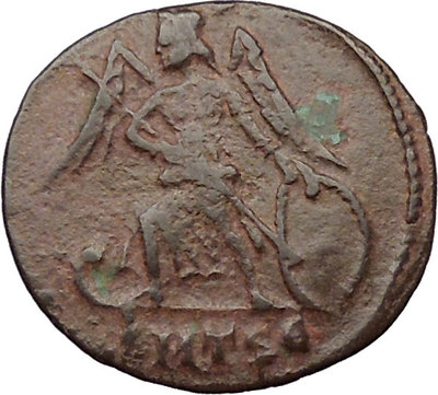 Constantine the Great Founds CONSTANTINOPLE Ancient Roman Coin Victory ...