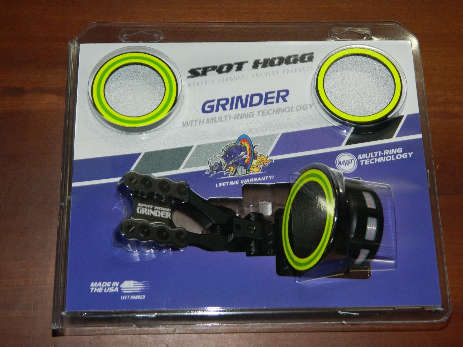 NEW Spot Hogg Grinder MRT 5 Pin Bow Sight- LEFT Handed, .019 Pin Size ...