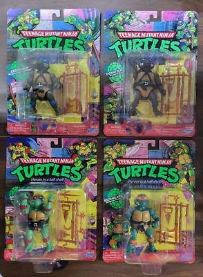 2021 Playmates Teenage Mutant Ninja Turtles TMNT Reissue Figures Set of ...
