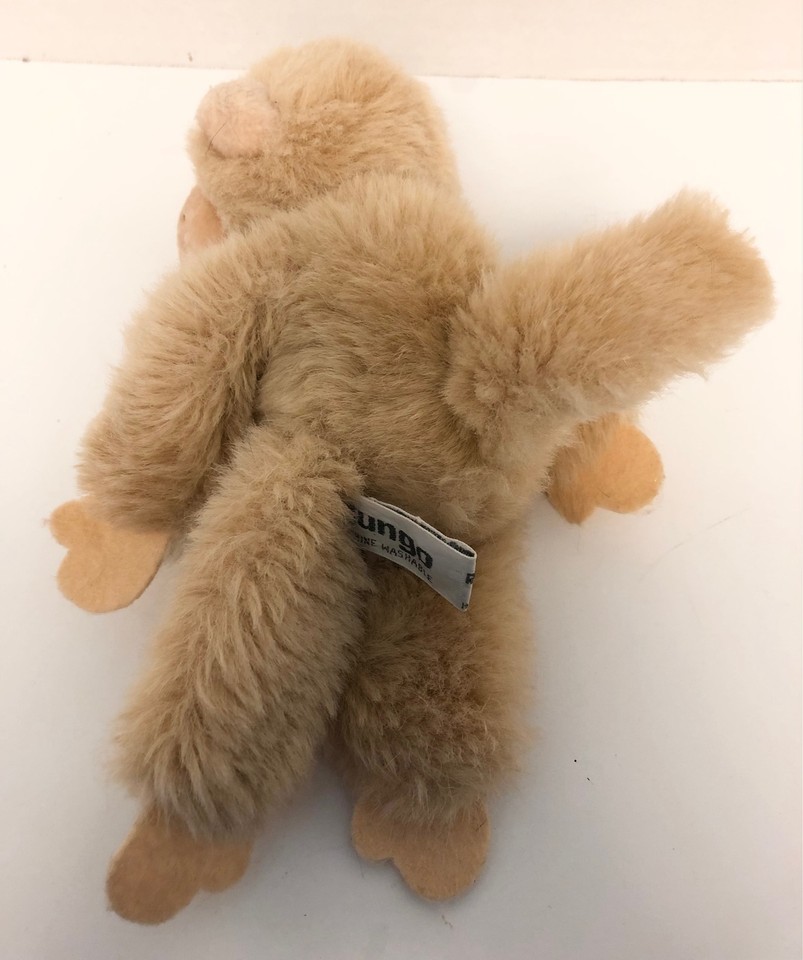 Vintage Russ MUNGO Spider Monkey Chimp 9" Plush Tan Cream 585 Stuffed ...